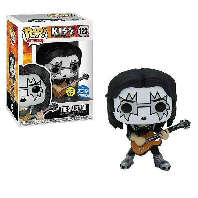 Funko Pop Rocks Kiss The Spaceman Glow Walmart Exclusive Shak s Pop Shop