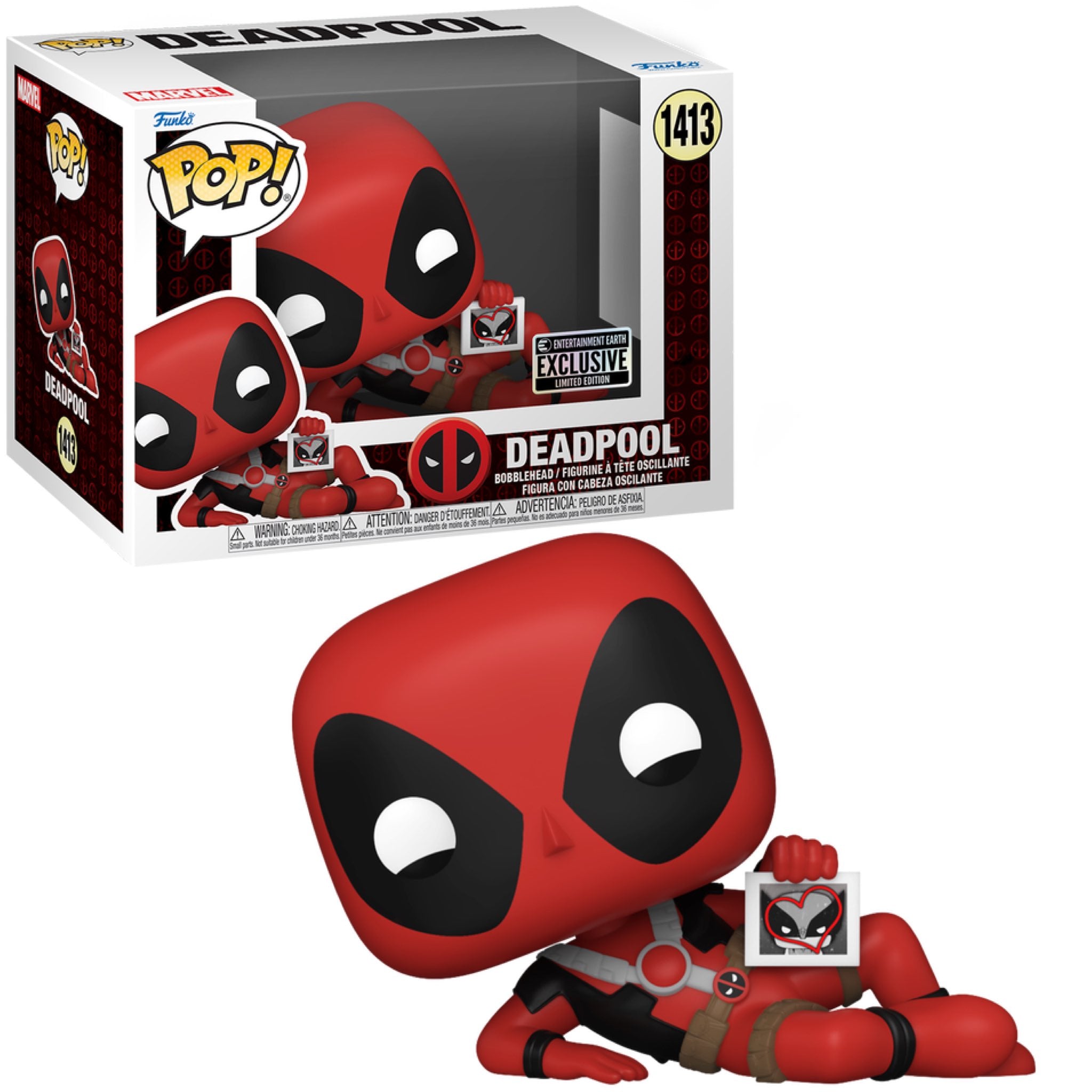 Funko Pop Marvel Deadpool Deadpool Laying Down Entertainment Earth Shak s Pop Shop