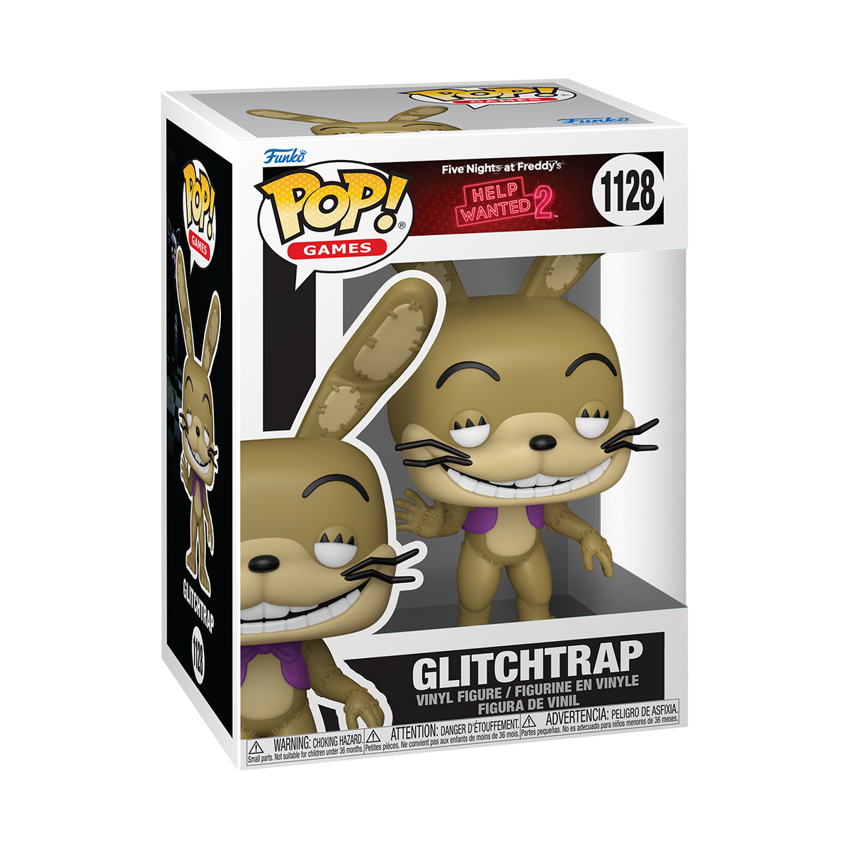 Funko Pop! Games: Five Nights at Freddy's Help Wanted 2: Glitchtrap ...