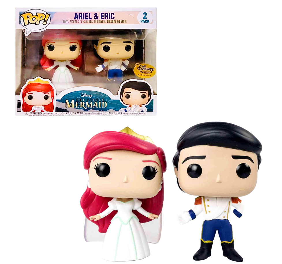 Funko Pop! Disney: The Little Mermaid: Ariel & Eric (2-Pack) (Disney T ...