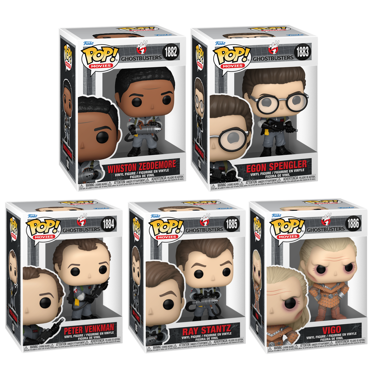 Funko Pop! Movies: Ghostbusters II: 5 Pop Bundle – Shak's Pop Shop