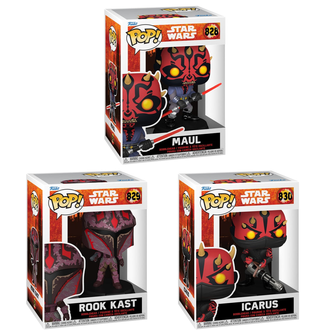 Funko Pop! Star Wars: Maul - Shadow Lord: 3 Pop Bundle – Shak's Pop Shop