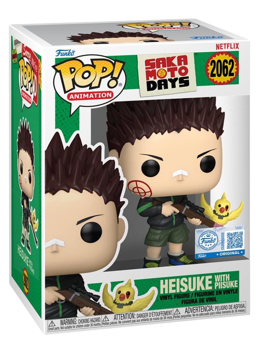 Funko Pop! Animation: Saka Moto Days: Heisuke with Piisuke (Funko Spec ...