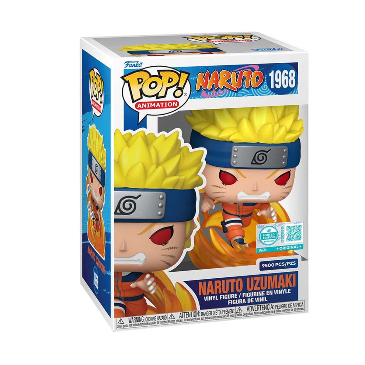 Funko Pop! Animation: Naruto: Naruto Uzumaki (LE 9,500) (Funko Supreme ...
