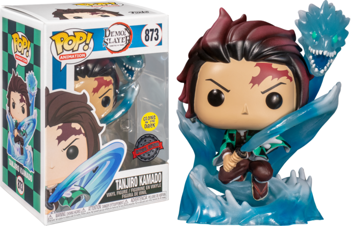 Funko Pop! Animation: Demon Slayer: Tanjiro with Dragon (Glow) (Specia ...