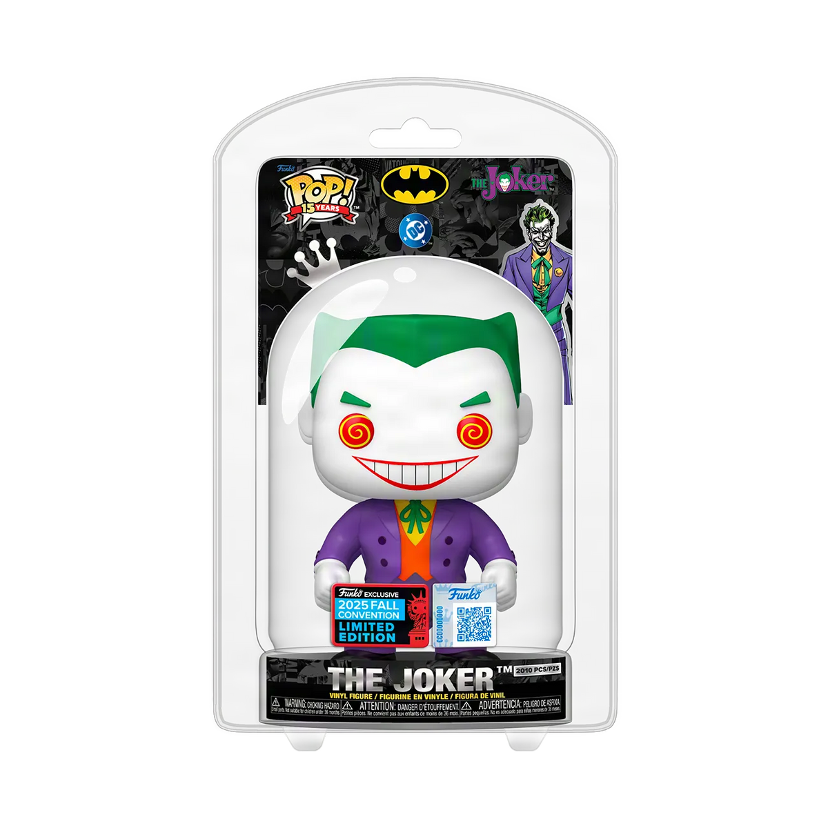 Funko Pop! 15th Anniversary: The Joker (Clamshell) (LE 2,010) (2025 NY ...