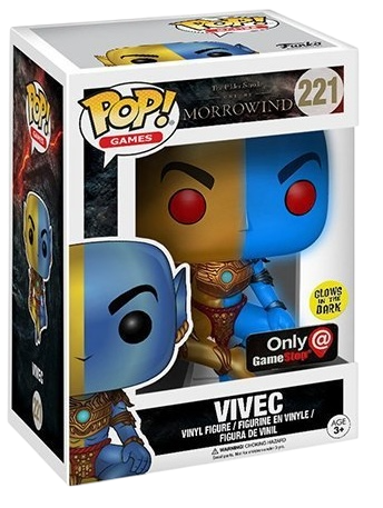 Funko Pop! Games: The Elder Scrolls III: Morrowind: Vivec (Glow) (Game ...